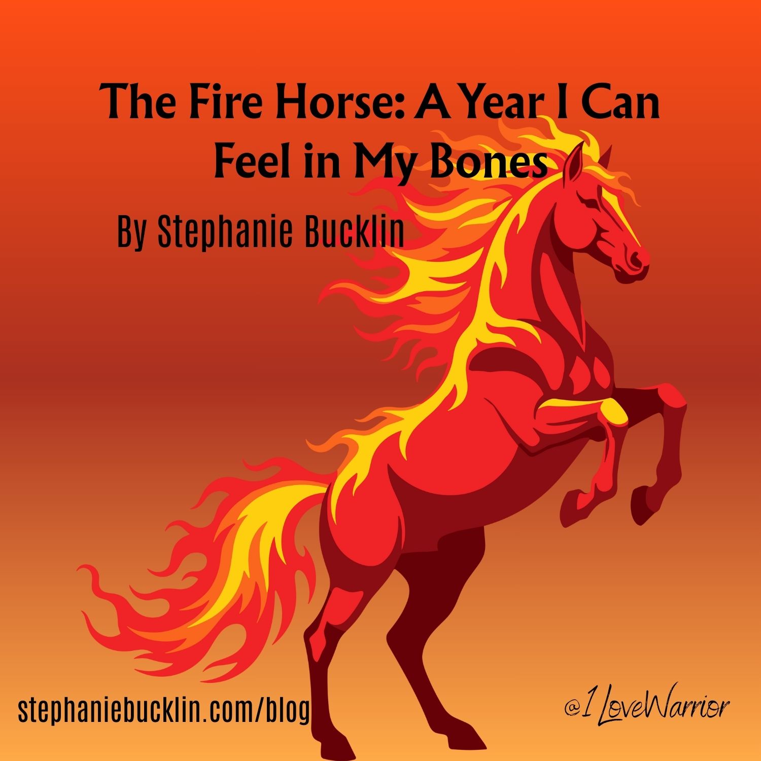 The Fire Horse: A Year I Can Feel in My Bones - Stephanie Bucklin ...